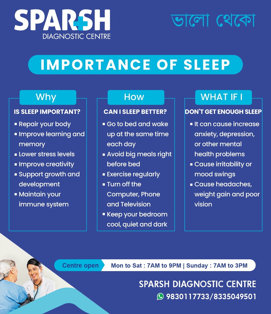 The Importance of Sleep: Why You Need It and How to Improve It - Sparsh ...