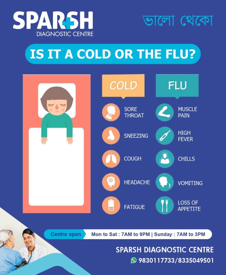 The Differences Between the Common Cold and the Flu - Sparsh Diagnostic ...